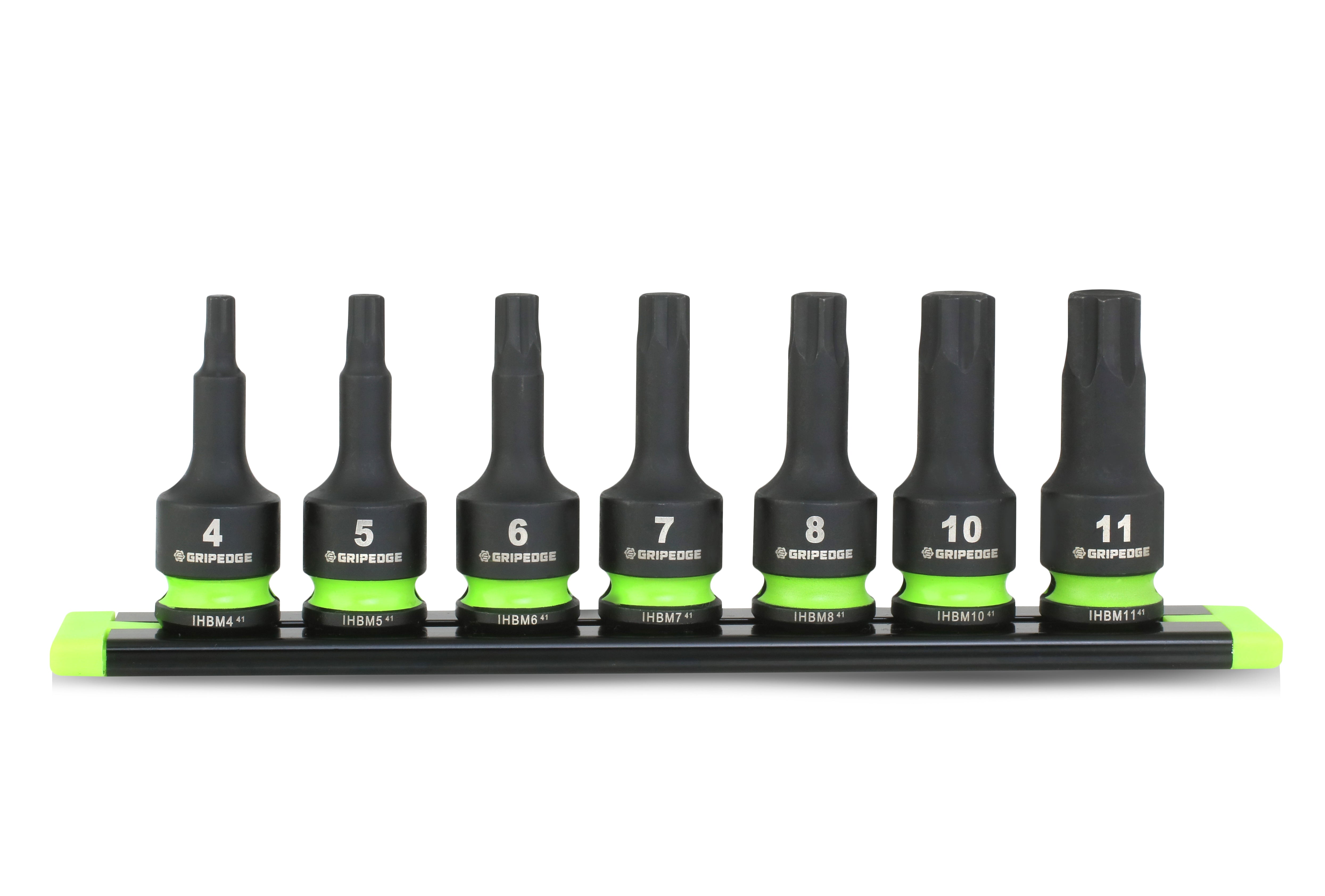 RPT Impact Hex Driver Set - 7Pc 3/8’’ Drive Short Metric – GRIPEDGE Tools