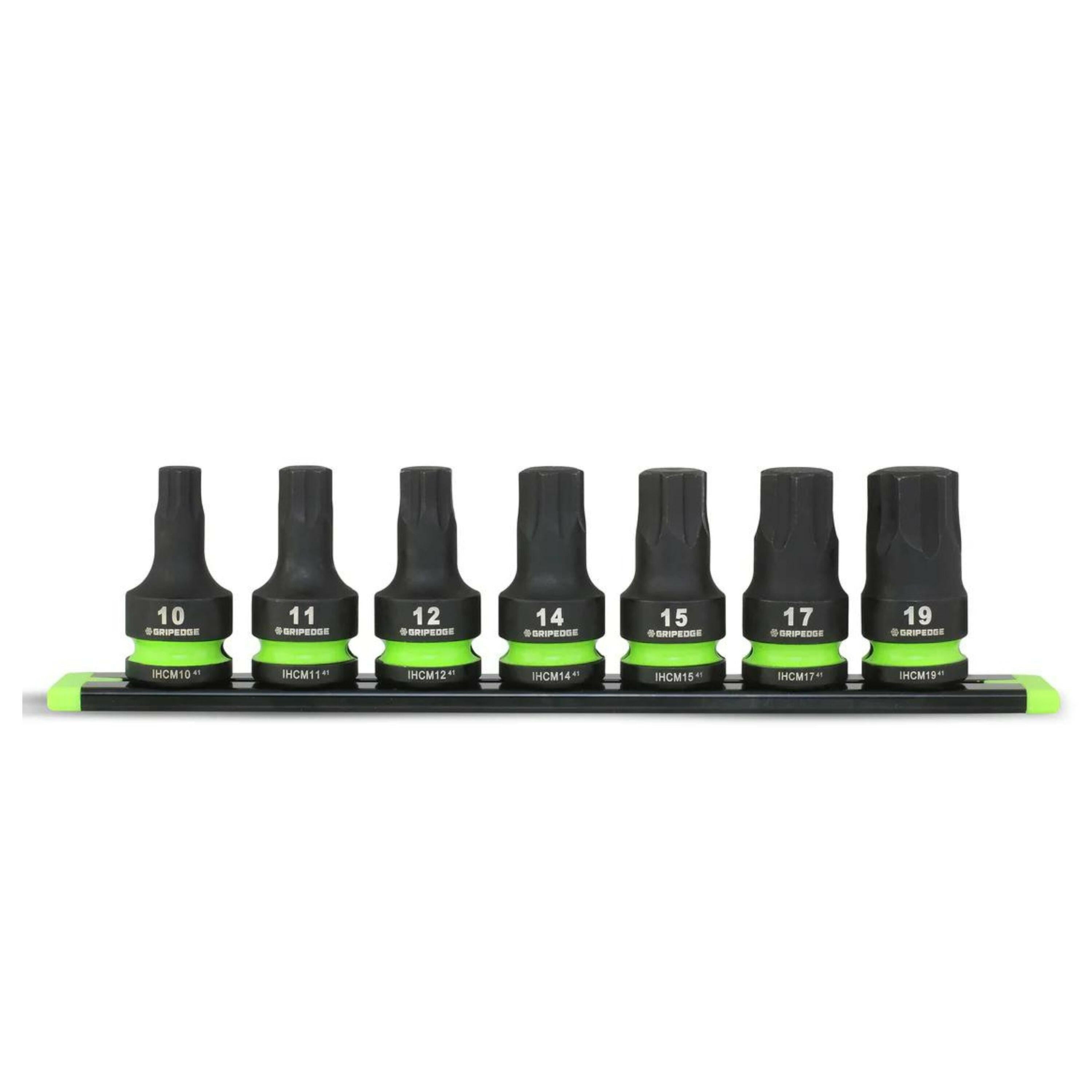 RPT Impact Hex Driver Set - 7Pc 1/2'' Metric | Grip Edge Tools ...