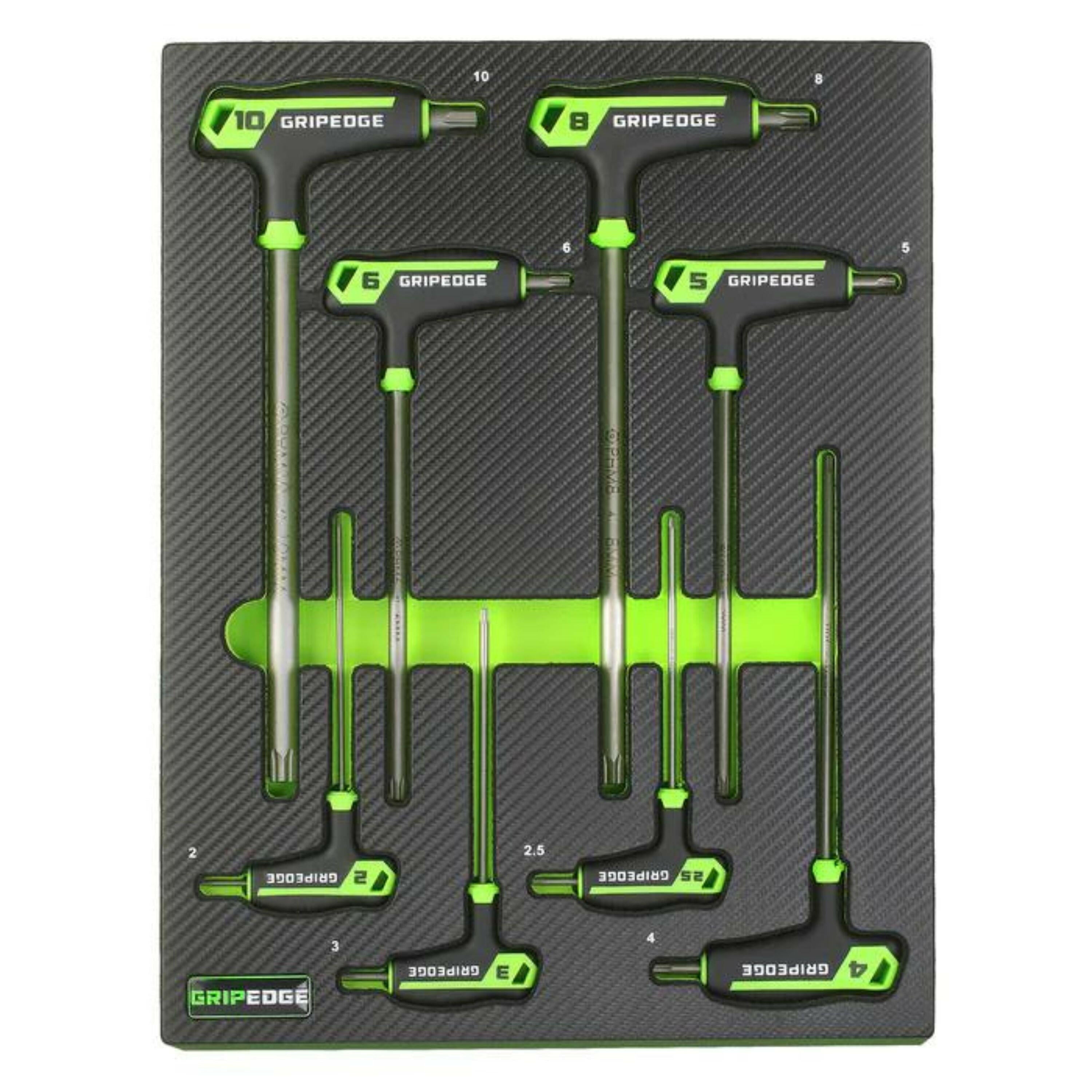 RPT Hex T-Handle Driver Set - 8Pc Metric | Grip Edge Tools | GRIPEDGE Tools