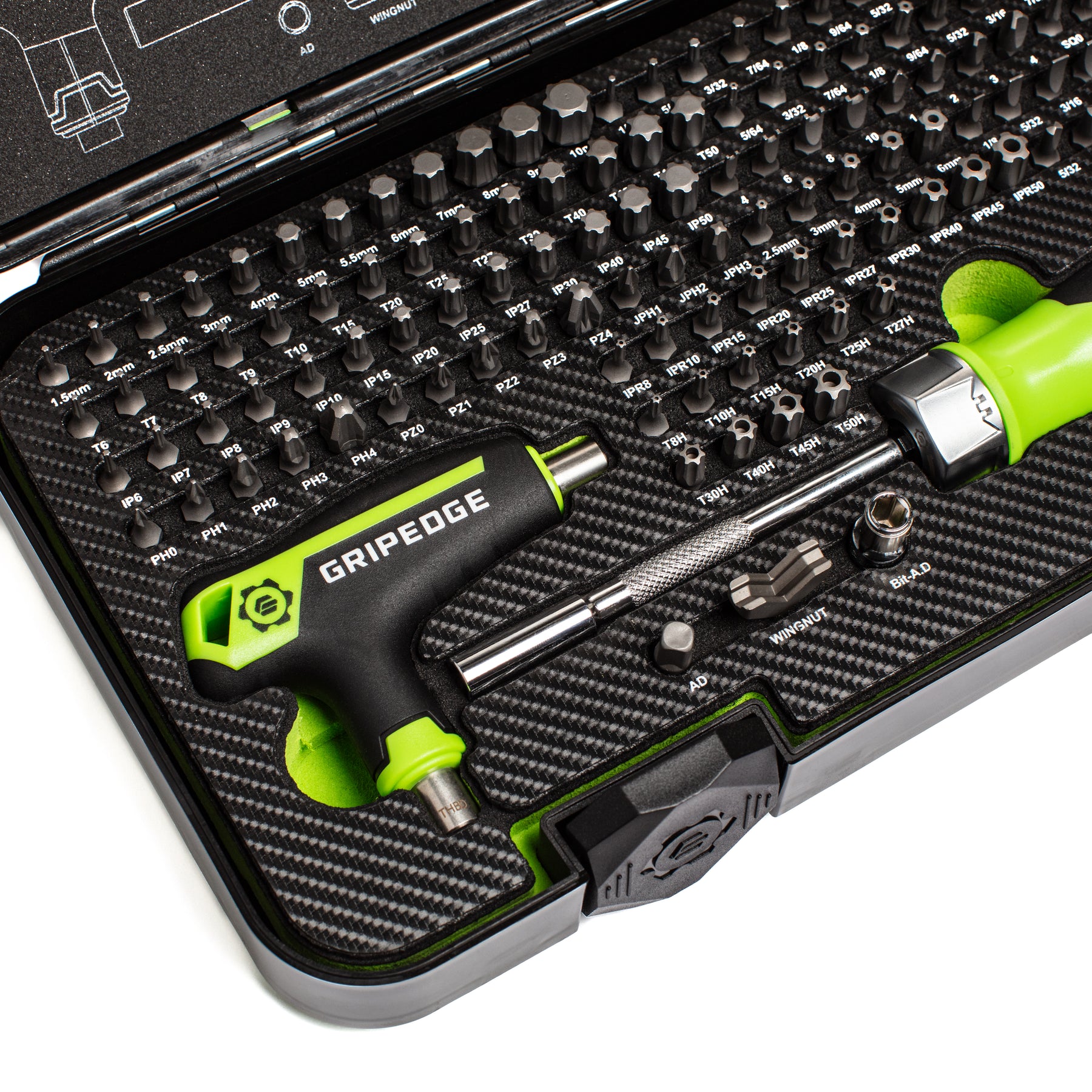 RPT Multi-Bit Driver Set - 132 Pieces | Grip Edge Tools – GRIPEDGE Tools