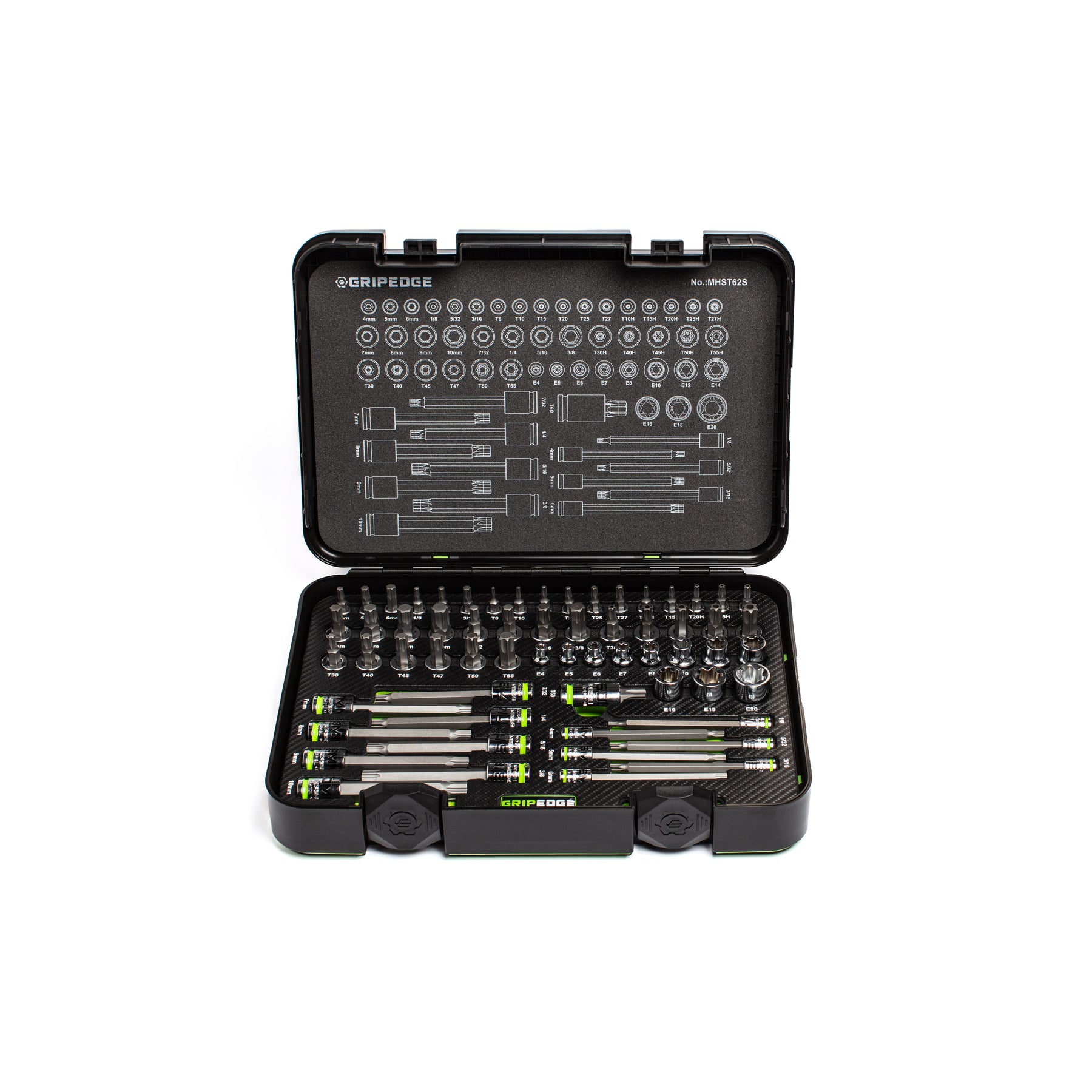 Master RPT Hex & Star Driver Set - 62-PC | Includes Hex, Star, Securit ...