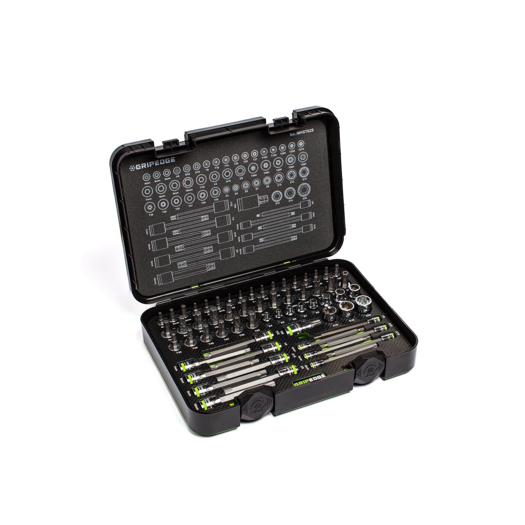 Master RPT Hex & Star Driver Set - 62-PC | Includes Hex, Star, Securit ...