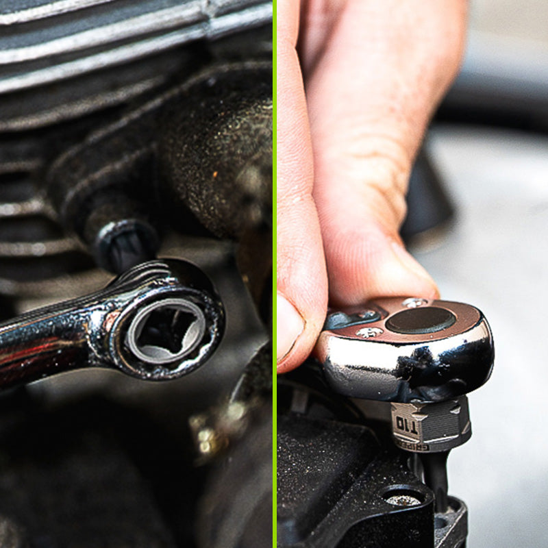 GripEdge | 10-PC RPT 1/4'' Drive Low-Profile Metric Hex Dual Action Dr ...